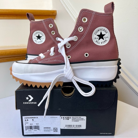 Converse | Shoes | Nwt Converse Run Star Hike Platform Saddle High Top ...